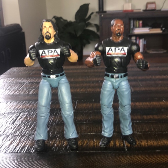 Mattel | Toys | Mattel Wwe Elite Apa Protection Wrestling Figures ...